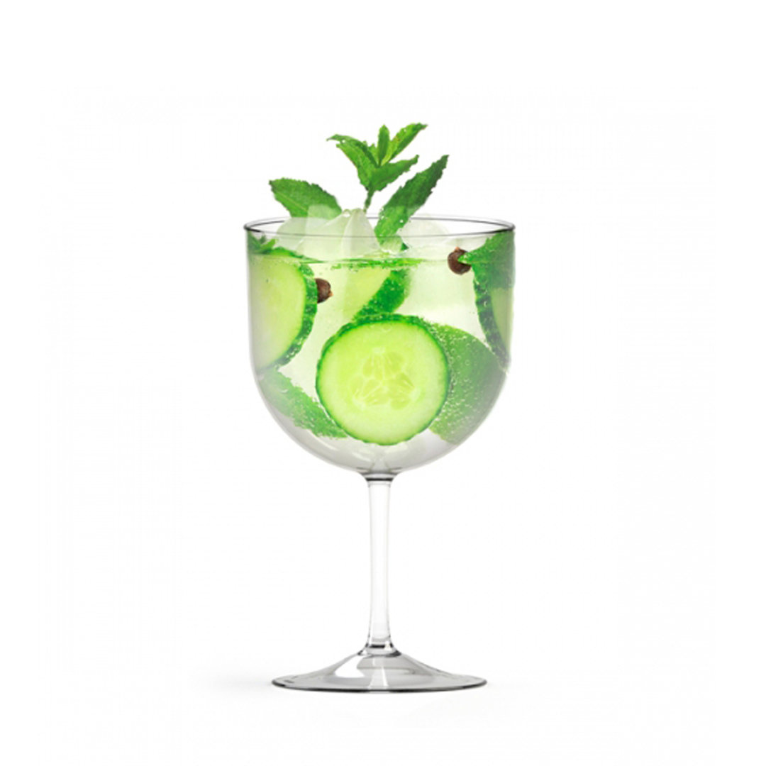 Copo Plástico GIN Descartável 500ml Cx Completa 48 uni 24horas