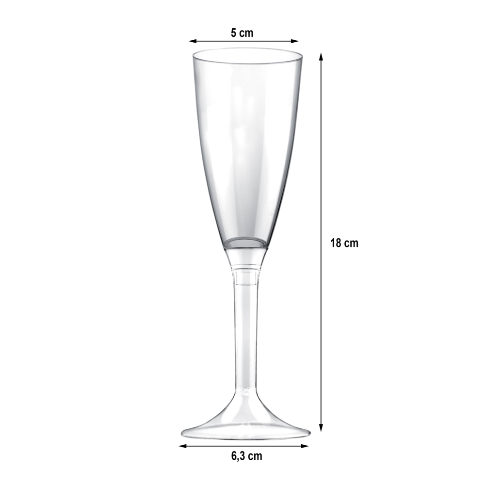 Flute Cup PS 120 ml - Ecopack