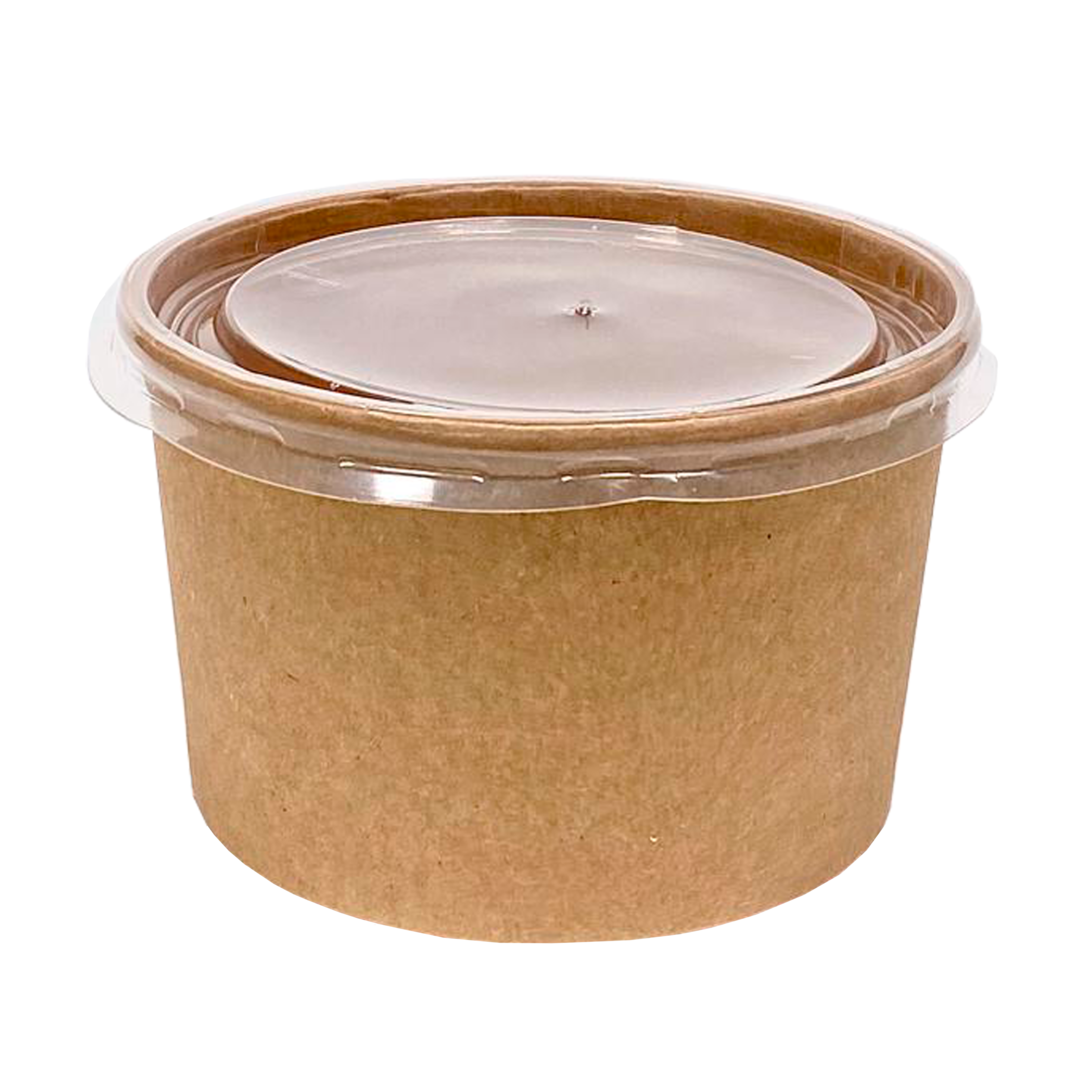 Saladeira em Cartão Kraft 470ml - Ecológica Saladeira em Cartão Kraft 470ml - Ecológica