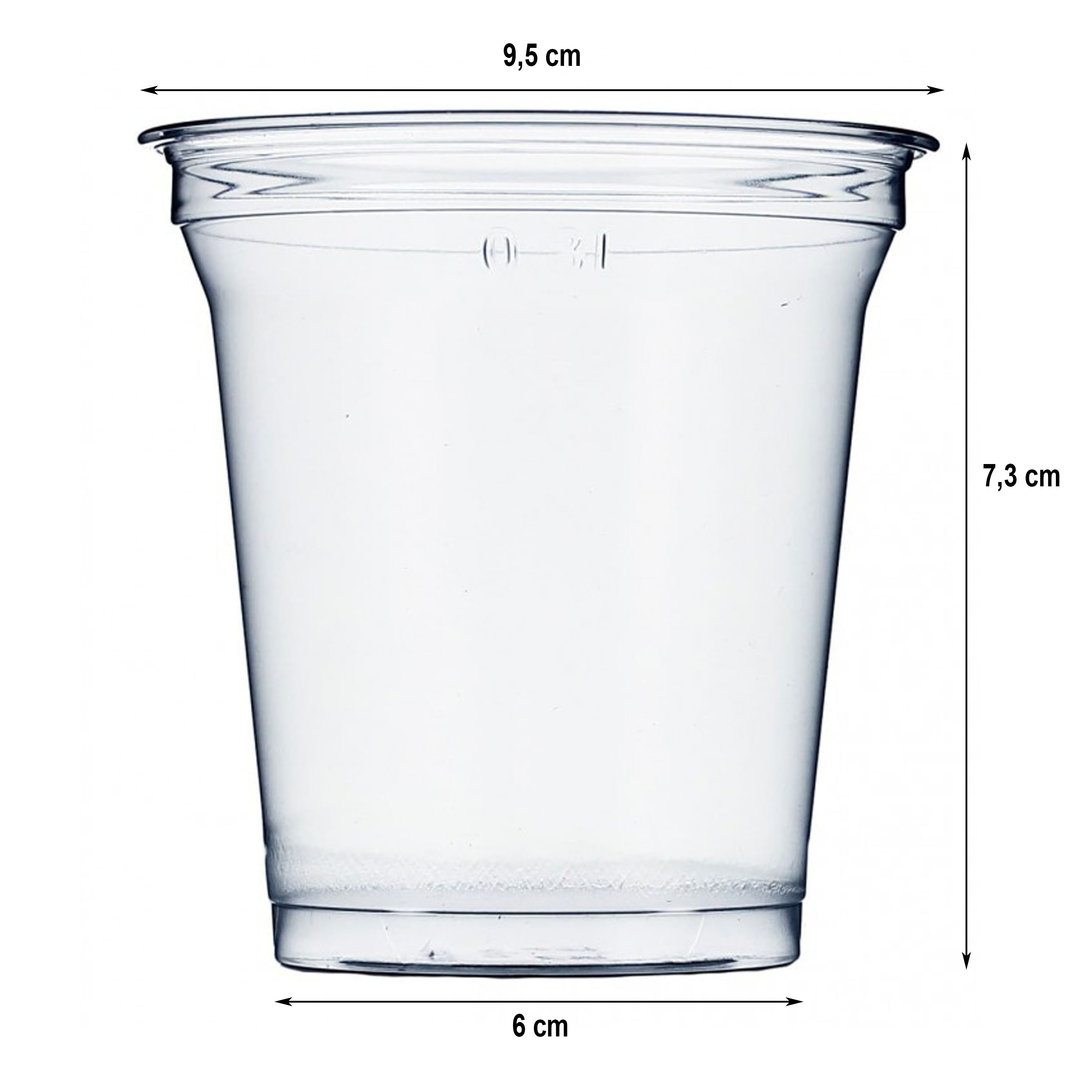 Copo Plástico RPET 9oz - 270ml - Ecológico entregas 24h