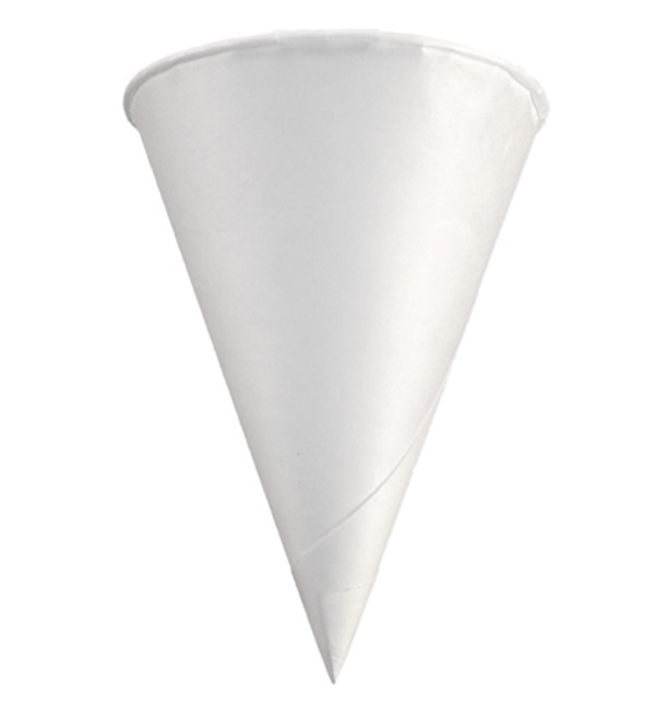 Paper Cone 120 ml (4oz) White - Eco Cups