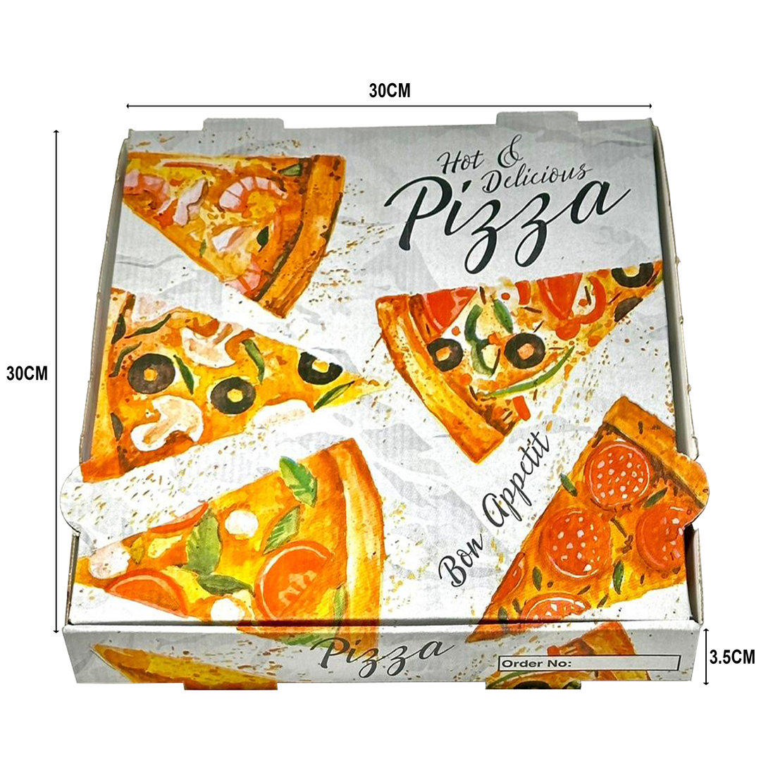 Pizza Box 30x30cm - Take away deliveries in 24H